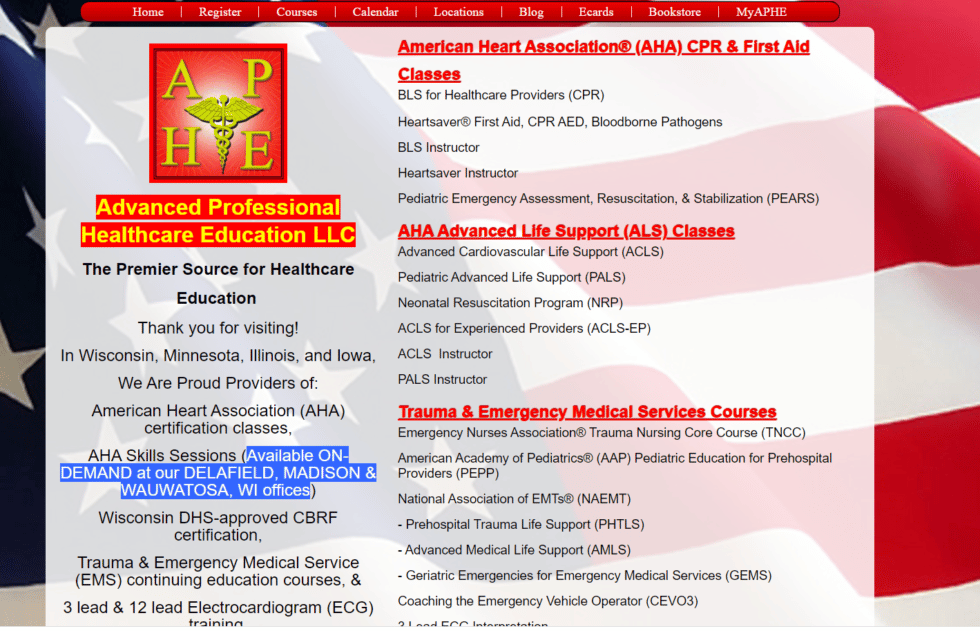 Now Is a Good Time To Take APHE's Family & Friends CPR Course - Small ...